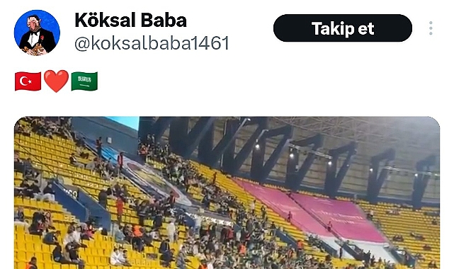 Köksal Baba'nın 'Ne Mutlu Türküm Diyene' Paylaşımı Sonrası Arap Hesap ...